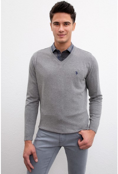 U.S. Polo Assn. Erkek Triko Kazak 50211249-Vr086 U.S. Polo Assn. Erkek Triko Kazak 50211249-Vr086