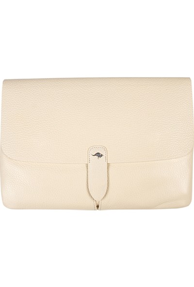 Cangurione Cgn-4140 Bej Kadın Deri El Çantası