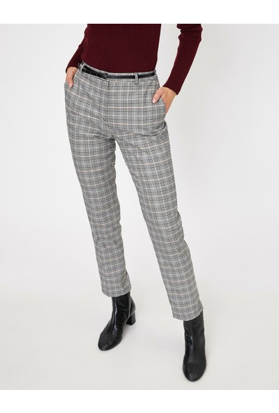Koton Kadın Kareli Panolon
