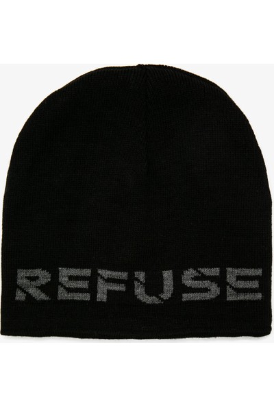 Koton Erkek Yazılı Baskılı Bere