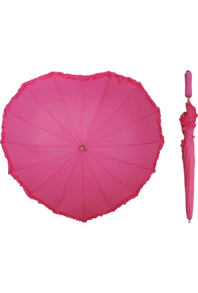 Transformacion Pembe Kalpli Kadın Şemsiyesi