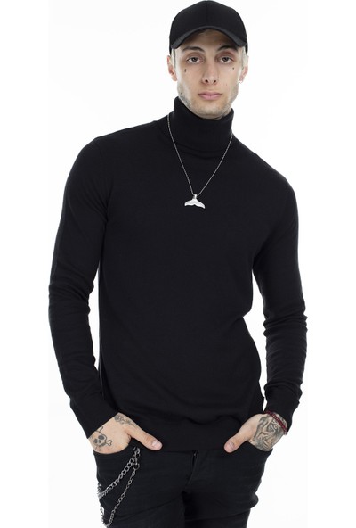 Jack & Jones Erkek Siyah Kazak