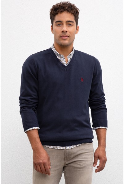 U.S. Polo Assn. Erkek Triko Kazak 50211249-Vr033