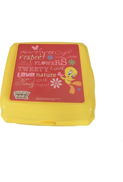 Tweety Plastik Beslenme Kabı Kutusu