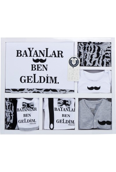 Miniworld Erkek Bebek Bayanlar Ben Geldim 10 Parça Hastane Çıkışı Zıbın Set Miniworld Erkek Bebek Bayanlar Ben Geldim 10 Parça Hastane Çıkışı Zıbın Set