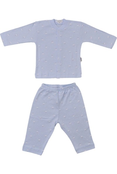 Sebi Bebe Bebek Pijama Takımı 2319 Mavi 3 - 6 Ay Sebi Bebe Bebek Pijama Takımı 2319 Mavi 3 - 6 Ay