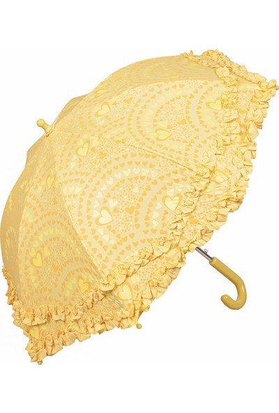 Snotline Kız Çocuk Baston Şemsiye Sarı 215S Snotline Kız Çocuk Baston Şemsiye Sarı 215S