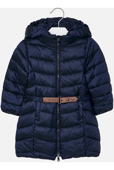 Mayoral Kız Çocuk Uzun Boy Peluş Astarlı Kışlık Şişme Mont