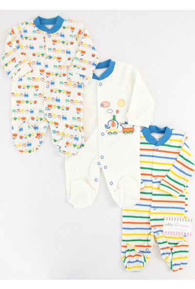 Necix's Trenli Erkek Bebek 3'lü Tulum Takım Necix's Trenli Erkek Bebek 3'lü Tulum Takım