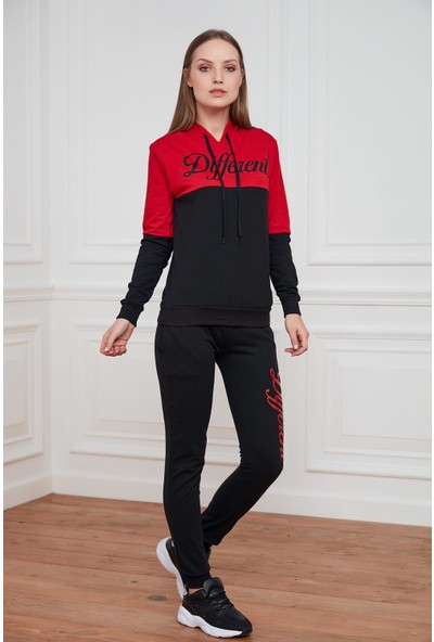 Morpile Baskılı Kadın Eşofman Takımı Morpile Baskılı Kadın Eşofman Takımı