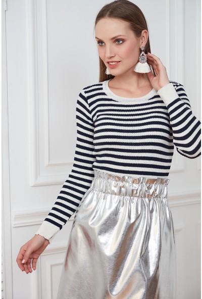 Morpile Triko Kadın Örme Kazak