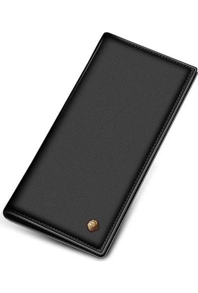 Laorentou Italyan Deri Uzun Erkek Cüzdan - Uzun Erkek Kartlık