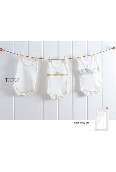 Nenny Baby'little Prens 3'lü Body Set