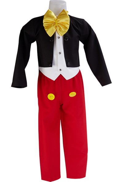 Janjan Kostüm Mickey Mause Erkek Çocuk Kostümü Janjan Kostüm Mickey Mause Erkek Çocuk Kostümü
