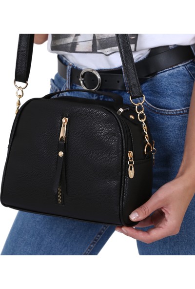 Çanta Sanatı Deep Siyah Kadın Çantası YM035