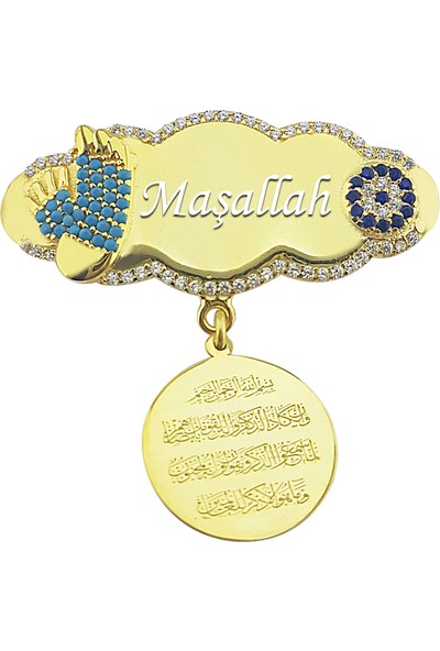 Vaoov 925 Ayar Gümüş Isimli Bebek Iğnesi