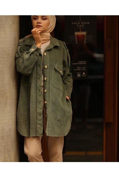 See You Fitilli Kadife Kadın Ceket See You Fitilli Kadife Kadın Ceket