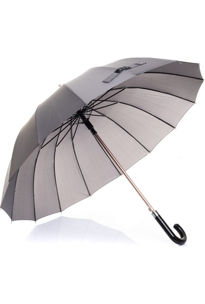 Fiber Parachase Full Otomatik Şemsiye PARACHASE702- Gri