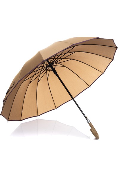 Fiber Parachase Full Otomatik Şemsiye PARACHASE701- Bej