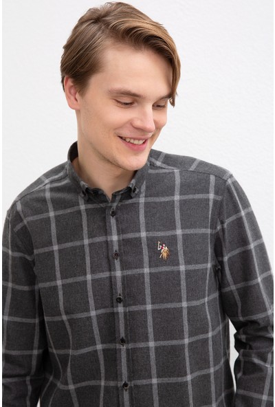 U.S. Polo Assn. Erkek Dokuma Gömlek 50207054-Vr006 U.S. Polo Assn. Erkek Dokuma Gömlek 50207054-Vr006