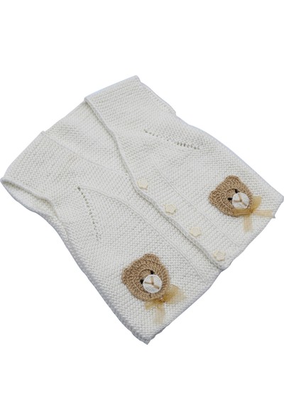 Egiş Baby Çocuk Giyim - Erkek Bebek El Örgüsü Yelek