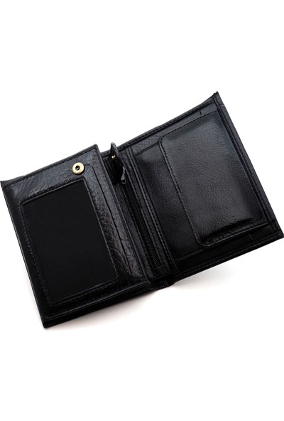 Solaksesuar Deri Erkek Dikey Cüzdan Bozuk Para Bölmeli Solaksesuar Deri Erkek Dikey Cüzdan Bozuk Para Bölmeli