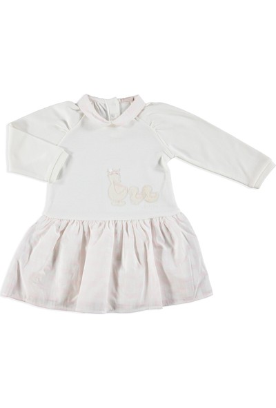 Bonne Bebek Ördek Nakışlı Elbise Bonne Bebek Ördek Nakışlı Elbise