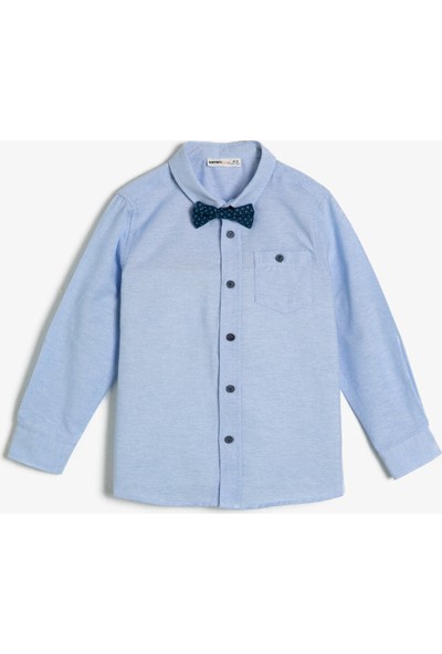 Koton Kids Erkek Çocuk Papyon Detayli Gömlek