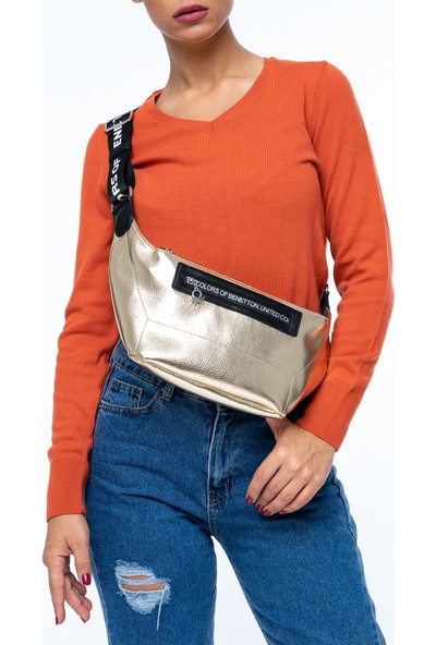 Benetton Kadın Bel Çantası Rose-Siyah Bnt134