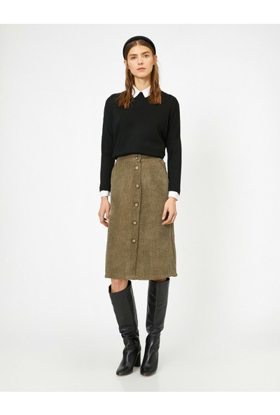 Koton Kadife Etek