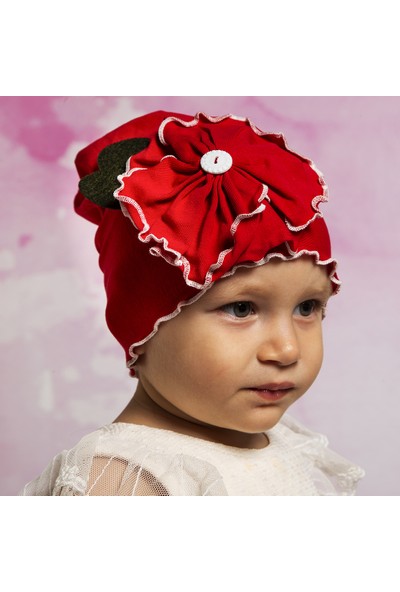 BabyDora Çiçek Kız Çocuk Bere BabyDora Çiçek Kız Çocuk Bere
