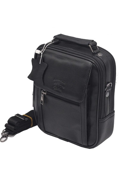 Newish Polo Hakiki Deri Kasalı Uzun Askılı Siyah Erkek El Omuz Çantası Newish Polo Hakiki Deri Kasalı Uzun Askılı Siyah Erkek El Omuz Çantası