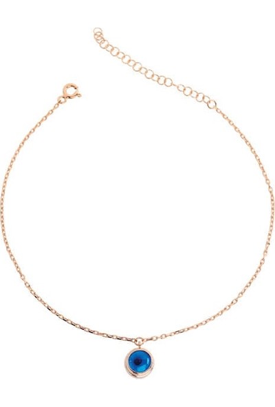 Harem Altın Nazar Boncuklu Gümüş Halhal - Gms811 Harem Altın Nazar Boncuklu Gümüş Halhal - Gms811