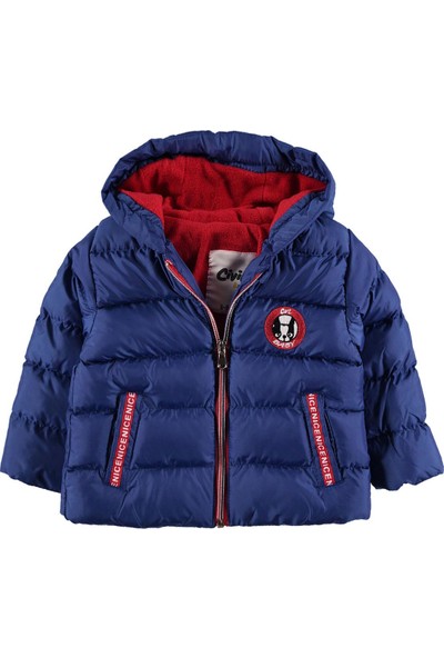 Civil Baby Erkek Bebek Kapüşonlu Mont 6-18 Ay İndigo
