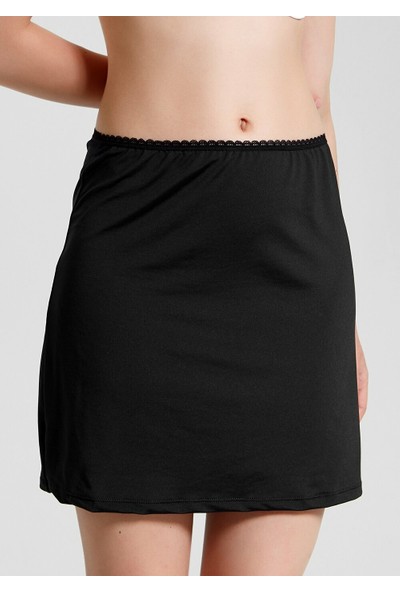 Suwen Kısa Jupon - Siyah