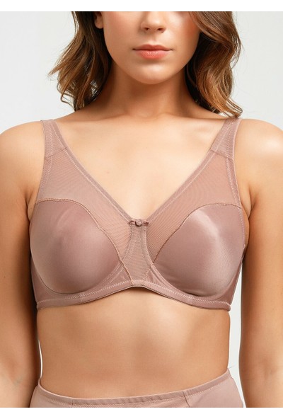 Suwen Rosa Minimizer Toparlayıcı Sütyen - Vizon Suwen Rosa Minimizer Toparlayıcı Sütyen - Vizon