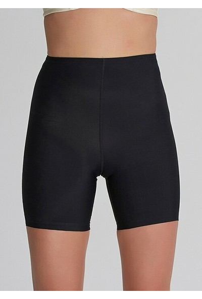 Suwen Short Dizüstü Tayt Korse - Siyah