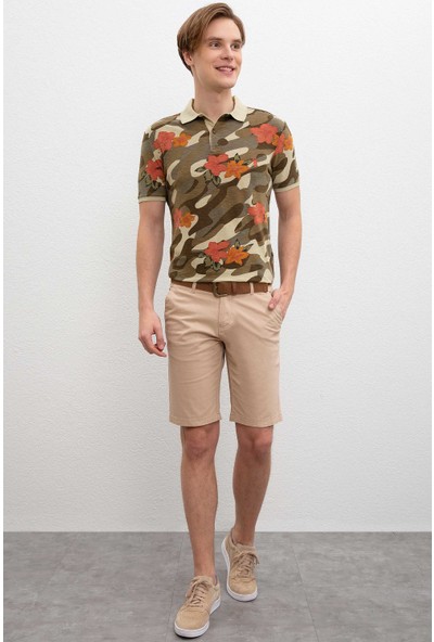 U.S. Polo Assn. Erkek Dokuma Capri Bermuda 50198987-Vr011 U.S. Polo Assn. Erkek Dokuma Capri Bermuda 50198987-Vr011