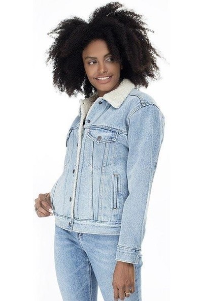 Levi's Kadın Light Indigo - Worn In Ceket