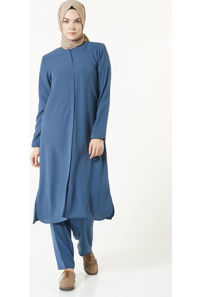 İSra Kadın Hac Umre Kıyafeti Mavi