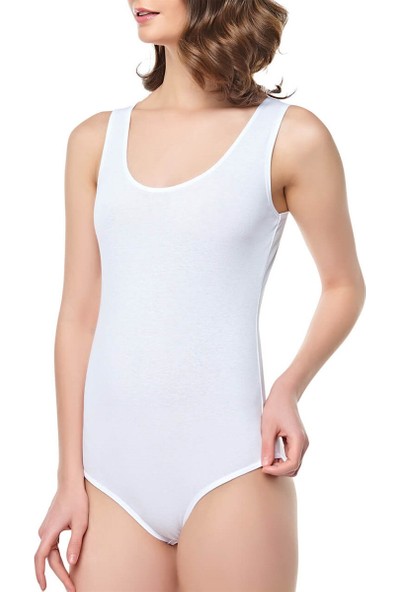 12'li Paket Seher Yıldızı Elastan Bayan Kalın Askılı Çıtçıtlı Badi