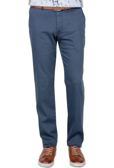 Buenza Punto Casual Slim Fit İndigo Erkek Pantolon Buenza Punto Casual Slim Fit İndigo Erkek Pantolon