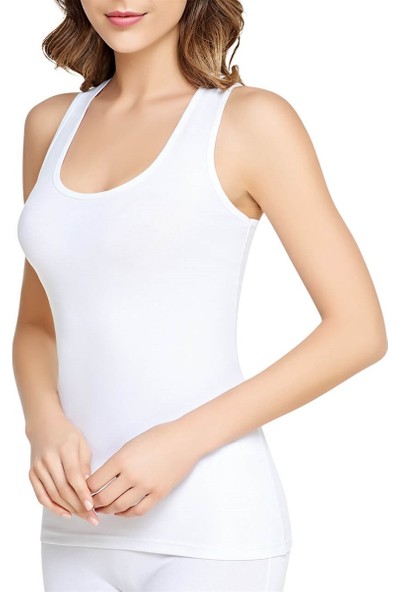 Tutku 12'li Paket Geniş Askılı Kadın Elastan Spor Atlet