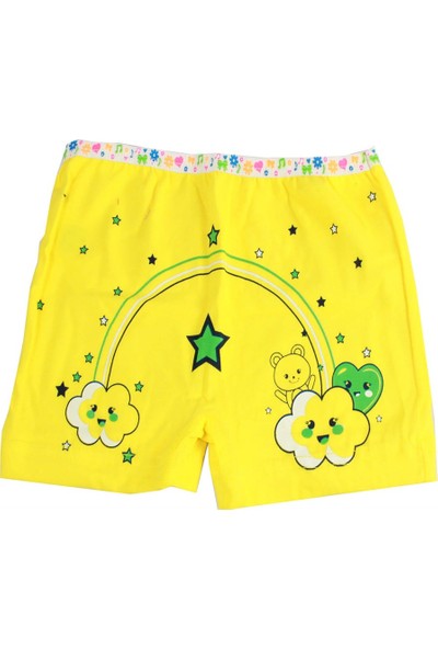 Tutku 6'lı Paket Baskılı Elastan Kız Çocuk Külot Boxer Şort Tutku 6'lı Paket Baskılı Elastan Kız Çocuk Külot Boxer Şort