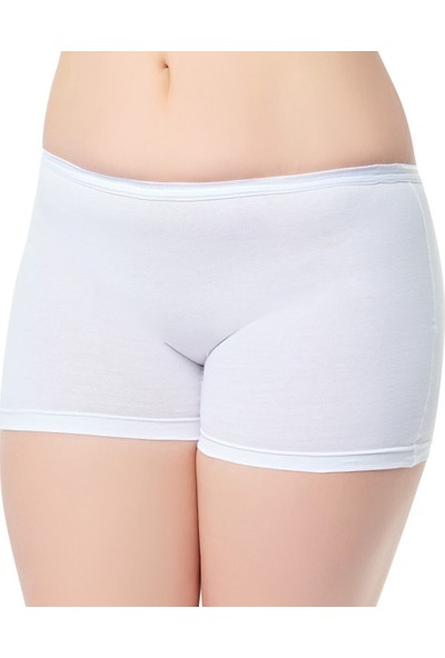 Tutku 6'lı Paket Düz Pamuklu Kadın Boxer Tutku 6'lı Paket Düz Pamuklu Kadın Boxer