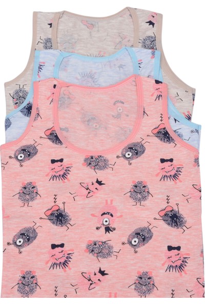 Nicoletta Kız Çocuk Atlet Geniş Askılı 5'li Paket