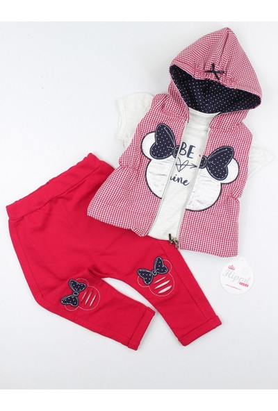 Hippil Baby Kız Bebe 3 Lü Takımı