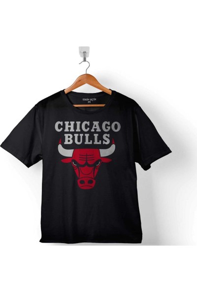 Kendim Seçtim Chicago Bulls Basketball Basketbol Logo Çocuk Tişört