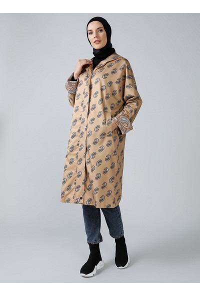 Refka Kadın Kapüşonlu Trençkot Refka Kadın Kapüşonlu Trençkot