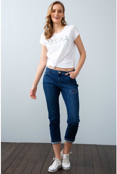 U.S. Polo Assn. Kadın Denim Pantolon 50200755-Dn0022
